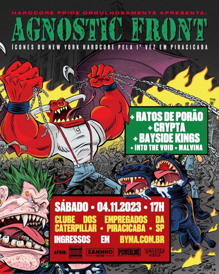Agnostic Front celebra 40 anos de hardcore em São Paulo e Piracicaba ...